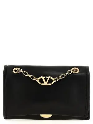 Valentino Garavani Valentino Garavani Women Valentino Garavani 'Vlogo Chain' Shoulder Bag Black