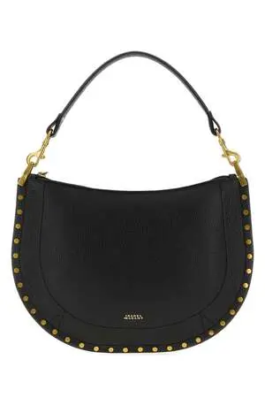 Isabel Marant Étoile Leather Oskan Shoulder Bag - Black