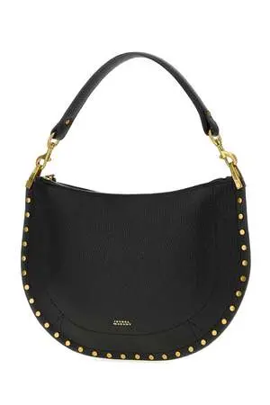 Isabel Marant Étoile Leather Oskan Shoulder Bag - Black