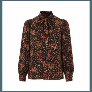 Gucci Printed Silk Shirt - Black