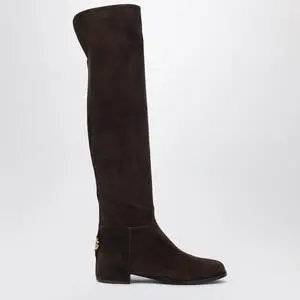 Dolce & Gabbana Suede High Boot - Brown