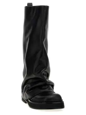 Attico Robin Combat' Boots - Black