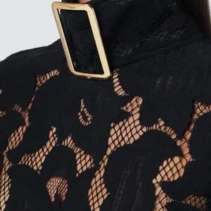 PATOU Mini Dress With Buckle Collar