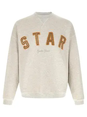 GOLDEN GOOSE Patch Sweatshirt - Gray