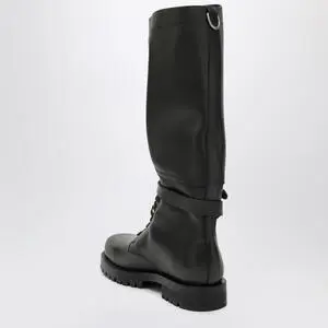 DURAZZI MILANO Leather Combat Boots