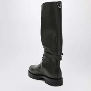 DURAZZI MILANO Leather Combat Boots
