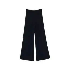 Max Mara Wide Leg High-waisted Trousers - Blue