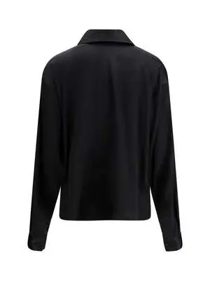 TOM FORD Stretch Silk Shirt - Black