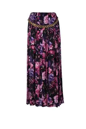 Balenciaga Floral Print Skirt - Multicolor