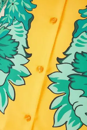 Etro Floral Print Short Sleeve Button Up Shirt - Multicolor