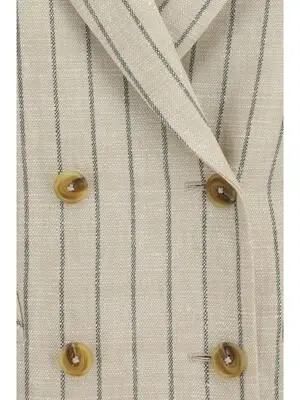 BLAZÉ MILANO Blazè Milano Serene Tea Blazer - Cream