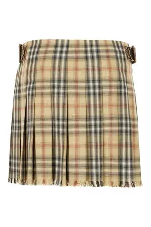 Burberry Plaid Mini Skirt