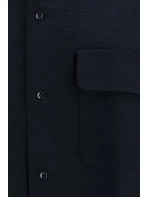 Giorgio Armani Cotton Shirt With Classic Collar