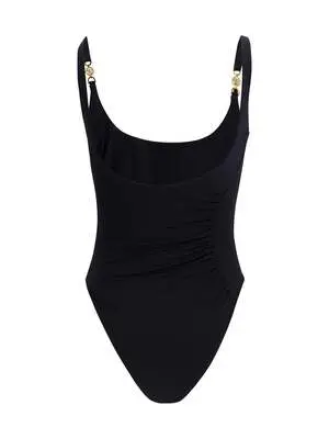 Versace Medusa ’95 Gathered Swimsuit
