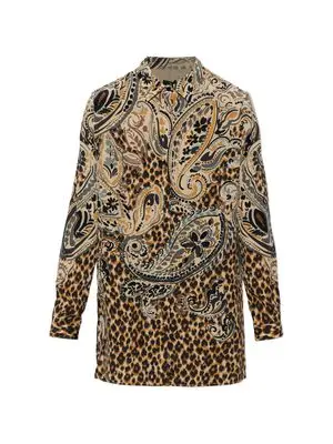 Etro Printed Silk Shirt - Multicolor