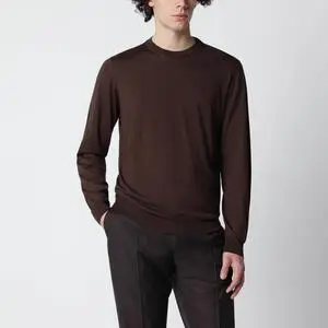 DRUMOHR Chocolate Wool Sweater