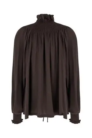 Burberry High Neck Blouse