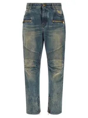 Balmain Biker Jeans - Blue