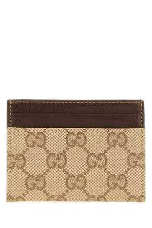Gucci Gg Canvas Essence Classic Card Holder - Multicolor