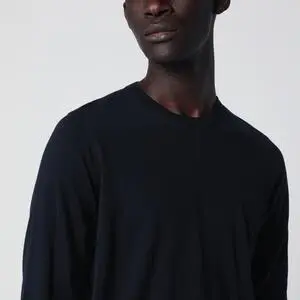 DRUMOHR Wool Crew-neck Sweater - Blue