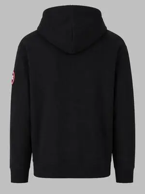 Canada Goose Hooded Sweatshirt With Logo Patch - Black