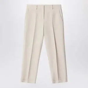 Fendi FENDI Wool And Silk Trousers Cream