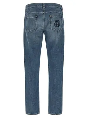 Dolce & Gabbana Heraldic Embroidery Jeans