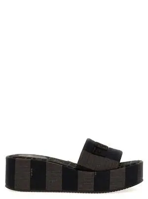 Fendi Sunshine' Sandals - Brown