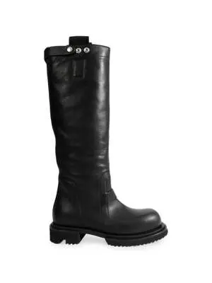Rick Owens Leather Boots - Multicolor