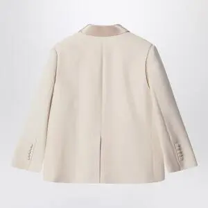 Fendi Ivory Single-brested Jacket
