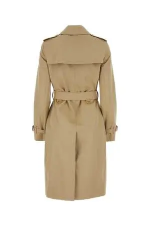 Burberry Beige Cotton Trench Coat