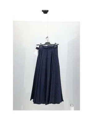 Dior Oblique Ton Sur Ton Skirt - Blue