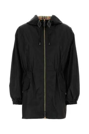 Burberry Nylon Windbreaker - Black