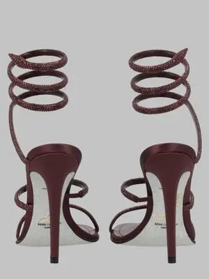 Rene Caovilla Cleo High Heel Sandals - Brown