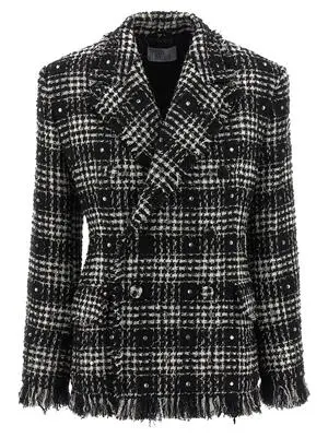 GIUSEPPE DI MORABITO Giuseppe Di Morabito Women Tweed And Rhinestone Blazer