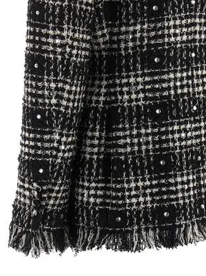 Giuseppe Di Morabito Tweed And Rhinestone Blazer