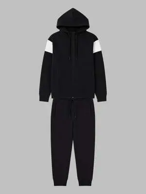 BOSS Set Tracksuit Con Cappuccio - Black