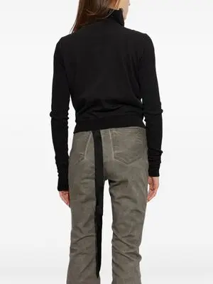 Rick Owens Cotton Zipped Sweatshirt