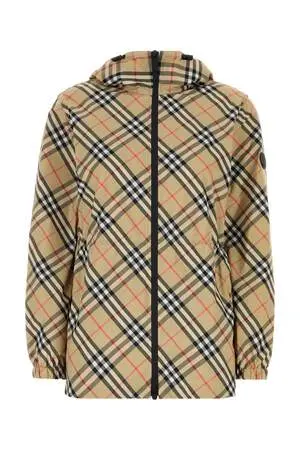 Burberry Printed Polyester Jacket - Multicolor