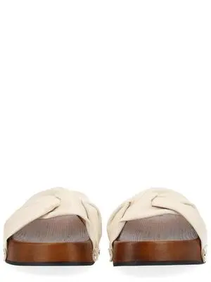 GANNI Zoccolo Tia Fairy Shoes - Cream