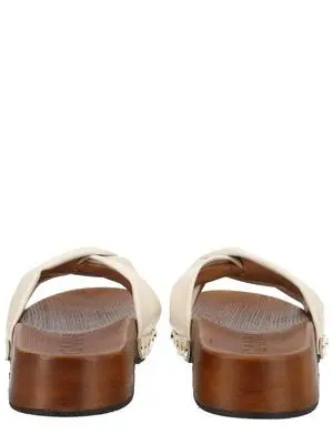 GANNI Zoccolo Tia Fairy Shoes - Cream