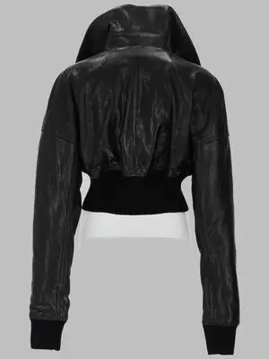 Rick Owens Dracuflight Cropped Jacket - Black