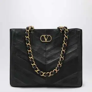 Valentino Garavani Laseine Shopping Bag - Black