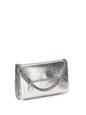 Stella McCartney Falabella Metallic Fabric Shoulder Bag