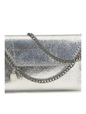 Stella McCartney Falabella Metallic Fabric Shoulder Bag