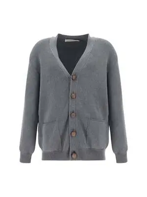 GOLDEN GOOSE V-neck Cardigan - Gray