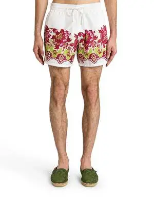 Etro Swimwear With Placed Floral Print