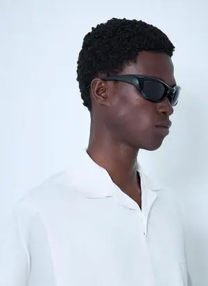 Balenciaga Racer Cat Sunglasses - Black