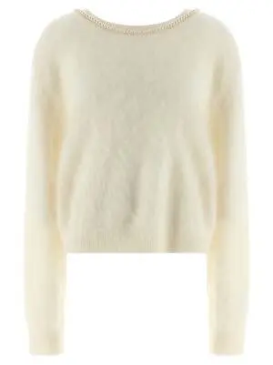 Bernadette Cashmere Sweater - White