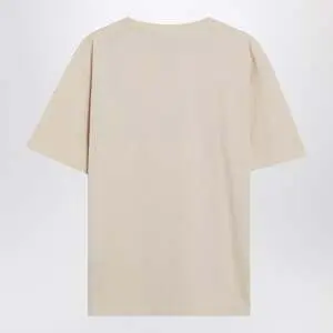 Valentino Garavani Butter-colored Â€œmade In Â€ T-shirt - Cream